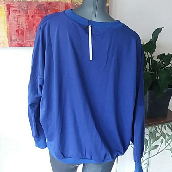 Rehab | Tops | Retro Royal Blue Triangle Patches On Mesh | Poshmark